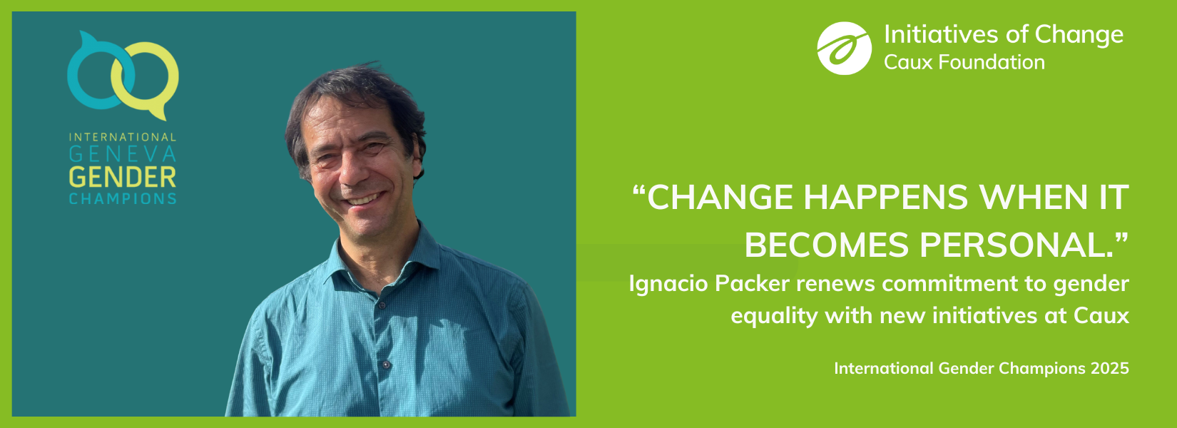 "Change Happens When It Becomes Personal" | IofC